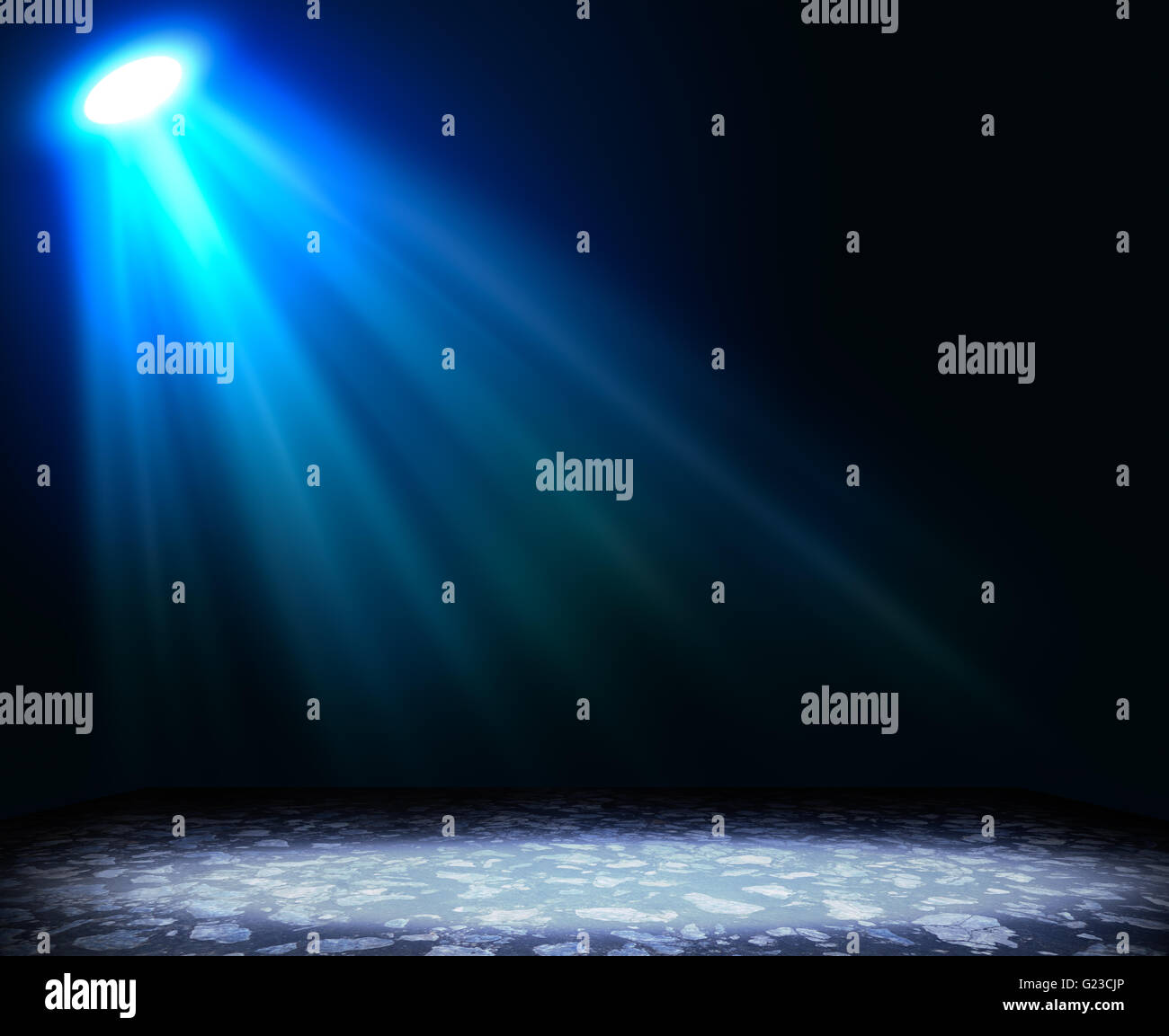 Abstract light blue background with textured floor Stock Photo - Alamy