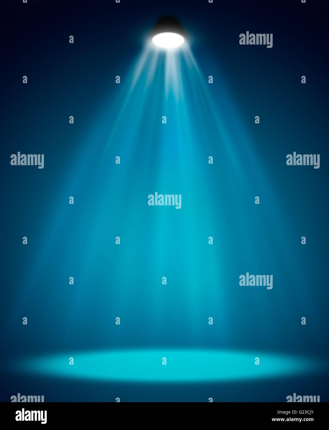 Blue background in show Stock Photo - Alamy