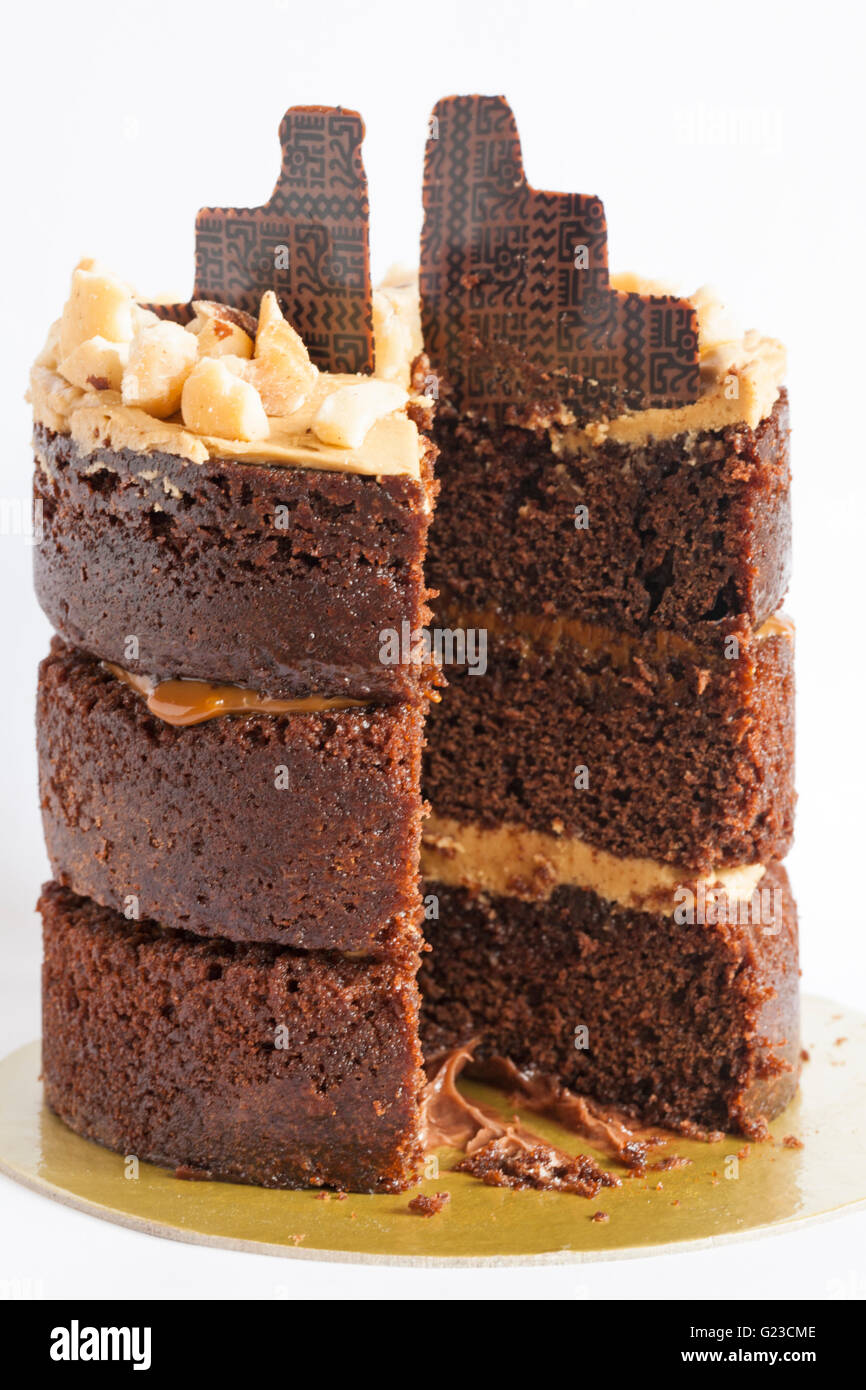 M&S Spirit of Summer Peruvian Chocolate & Coffee Layer Cake layered ...