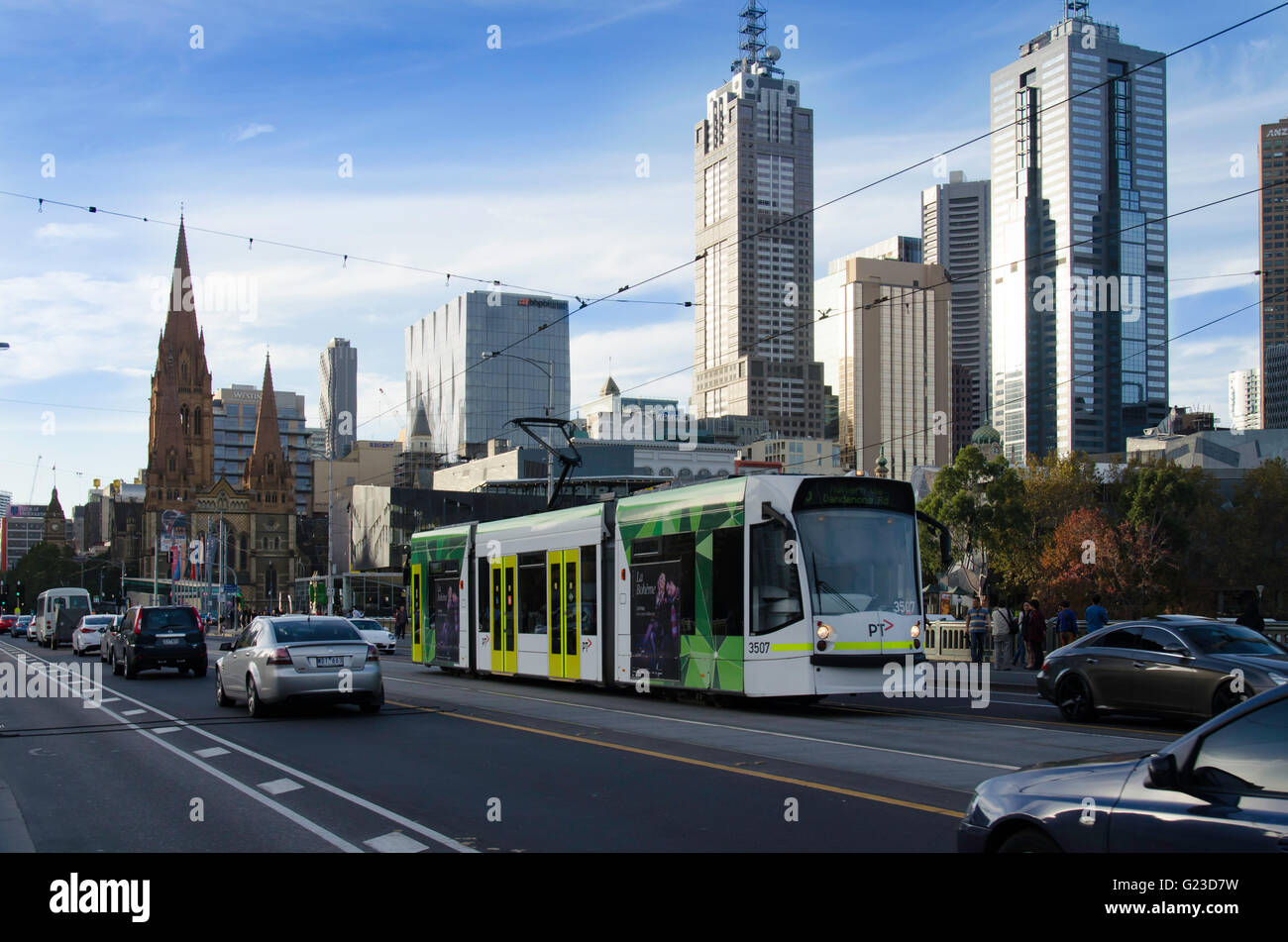 Melbourne trams hi-res stock photography and images - Alamy