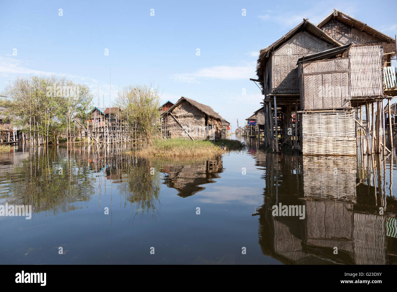 Inle lake myanmar aerial hi-res stock photography and images - Alamy