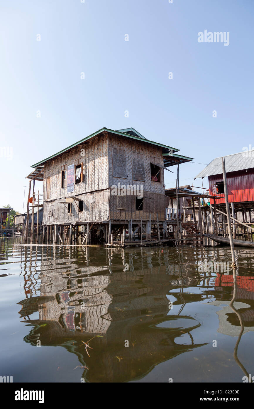 Inle lake myanmar aerial hi-res stock photography and images - Alamy