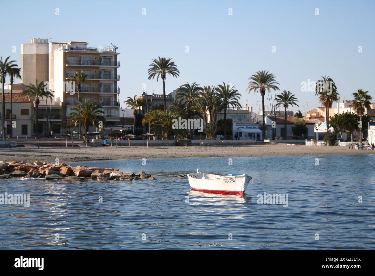 A blue see view Stock Photo - Alamy