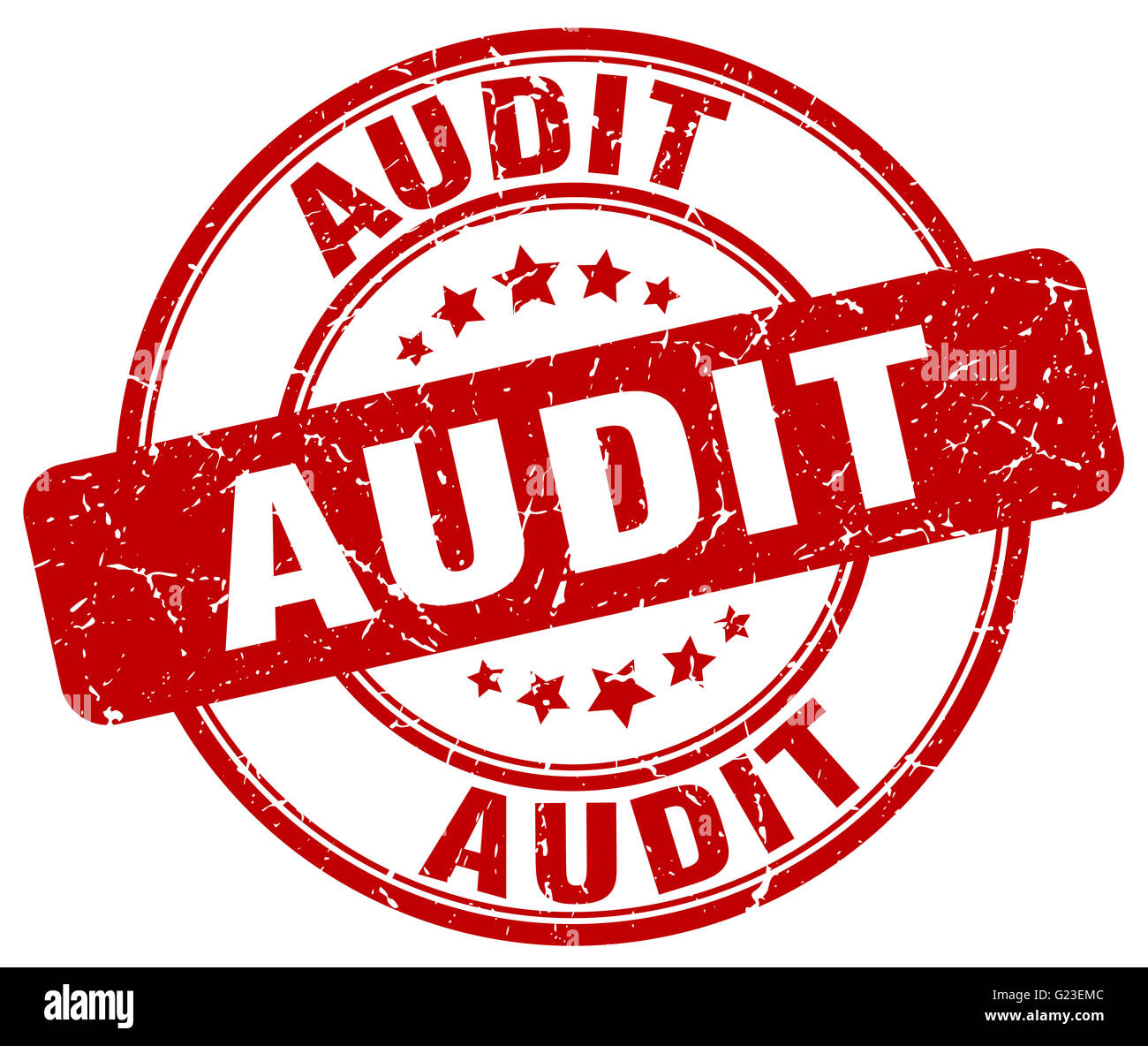 audit red grunge round vintage rubber stamp Stock Photo - Alamy