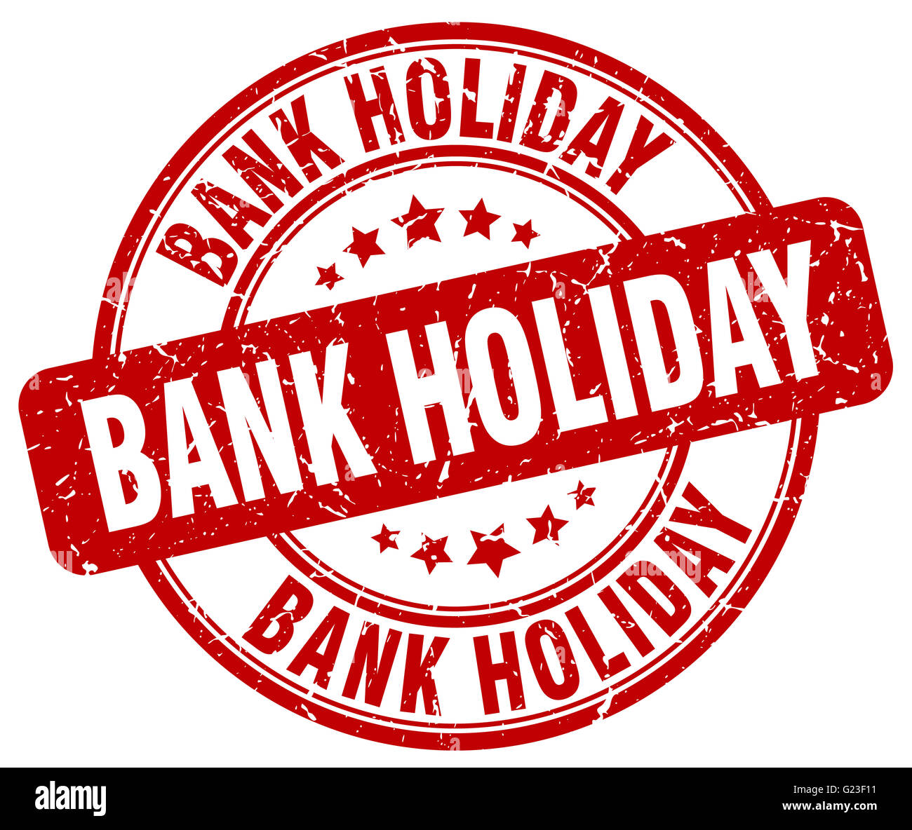 Bank holiday vintage stamp hi-res stock photography and images - Alamy