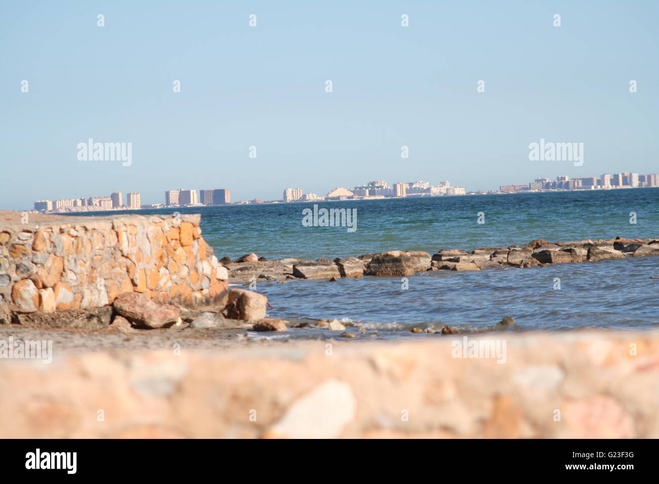path of rocks at the beach Stock Photo - Alamy