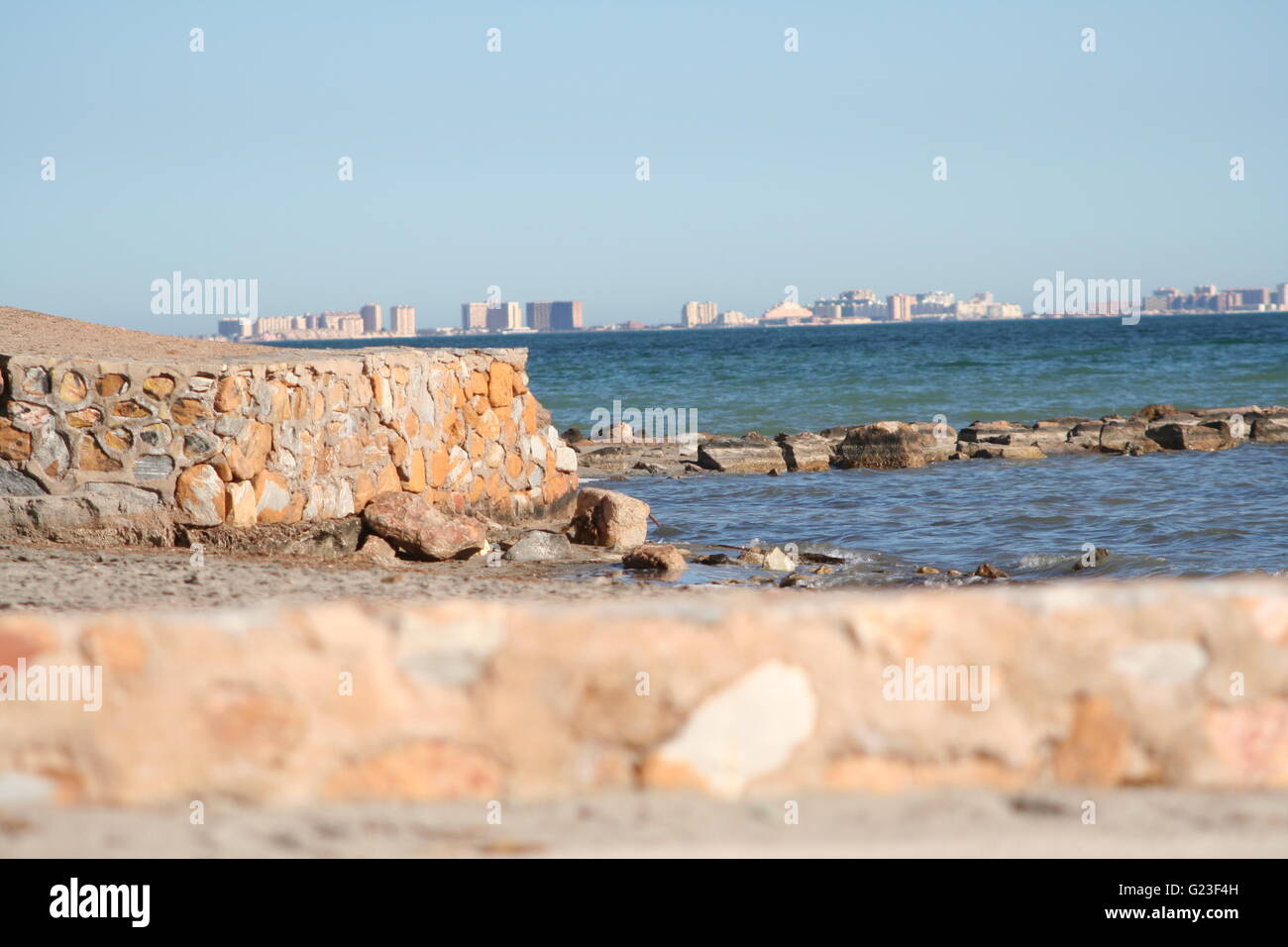 path of rocks at the beach Stock Photo - Alamy