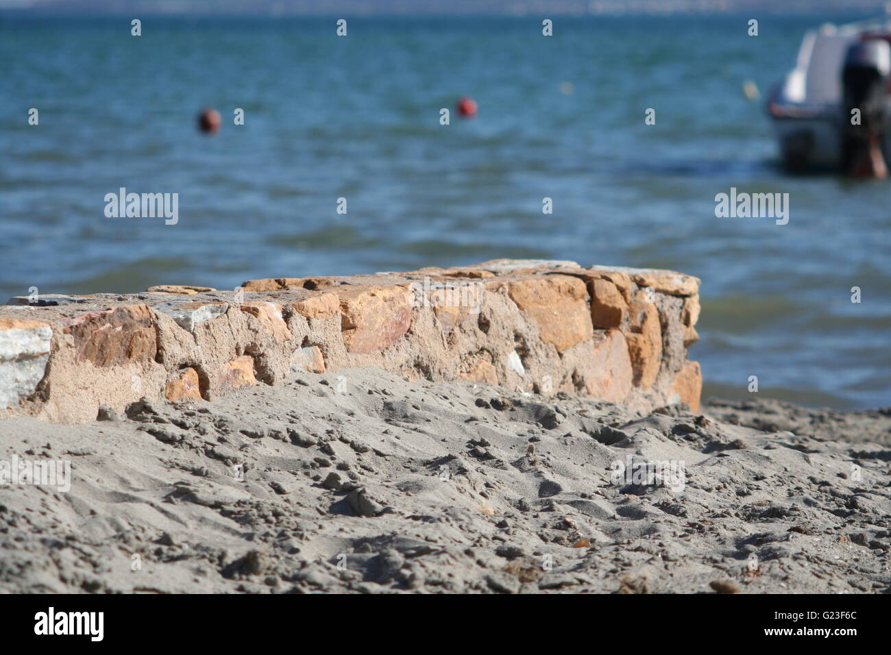 path of rocks at the beach Stock Photo - Alamy