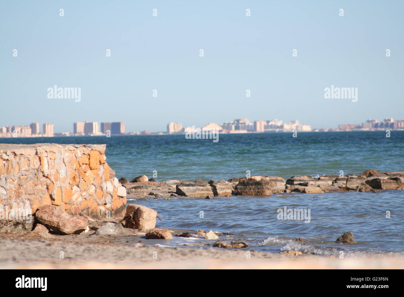 path of rocks at the beach Stock Photo - Alamy