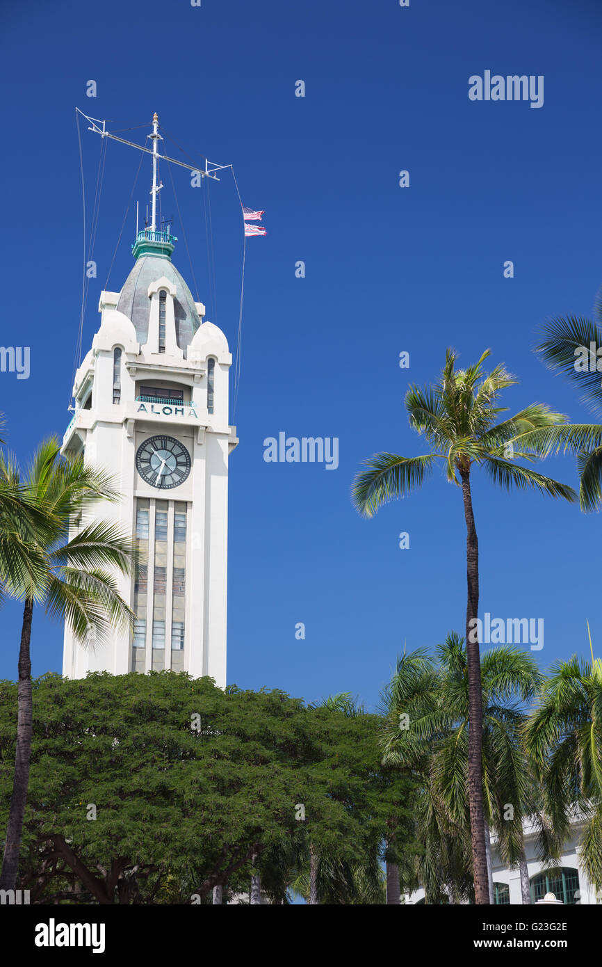 Aloha tower hi-res stock photography and images - Alamy