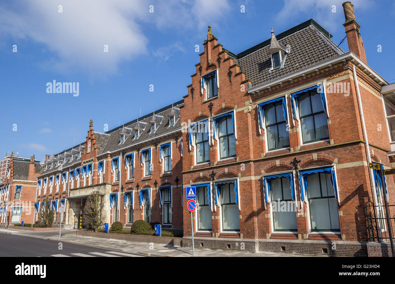Old building of the university hospital in Groningen, Netherlands Stock ...