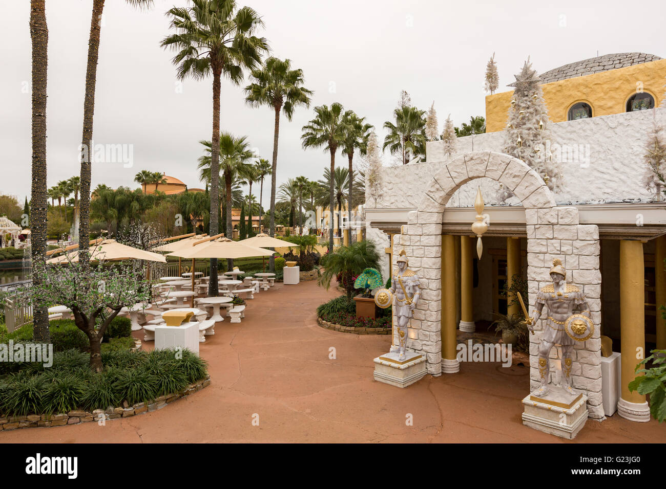 View of the Holy Land Experience Christian theme park in Orlando ...