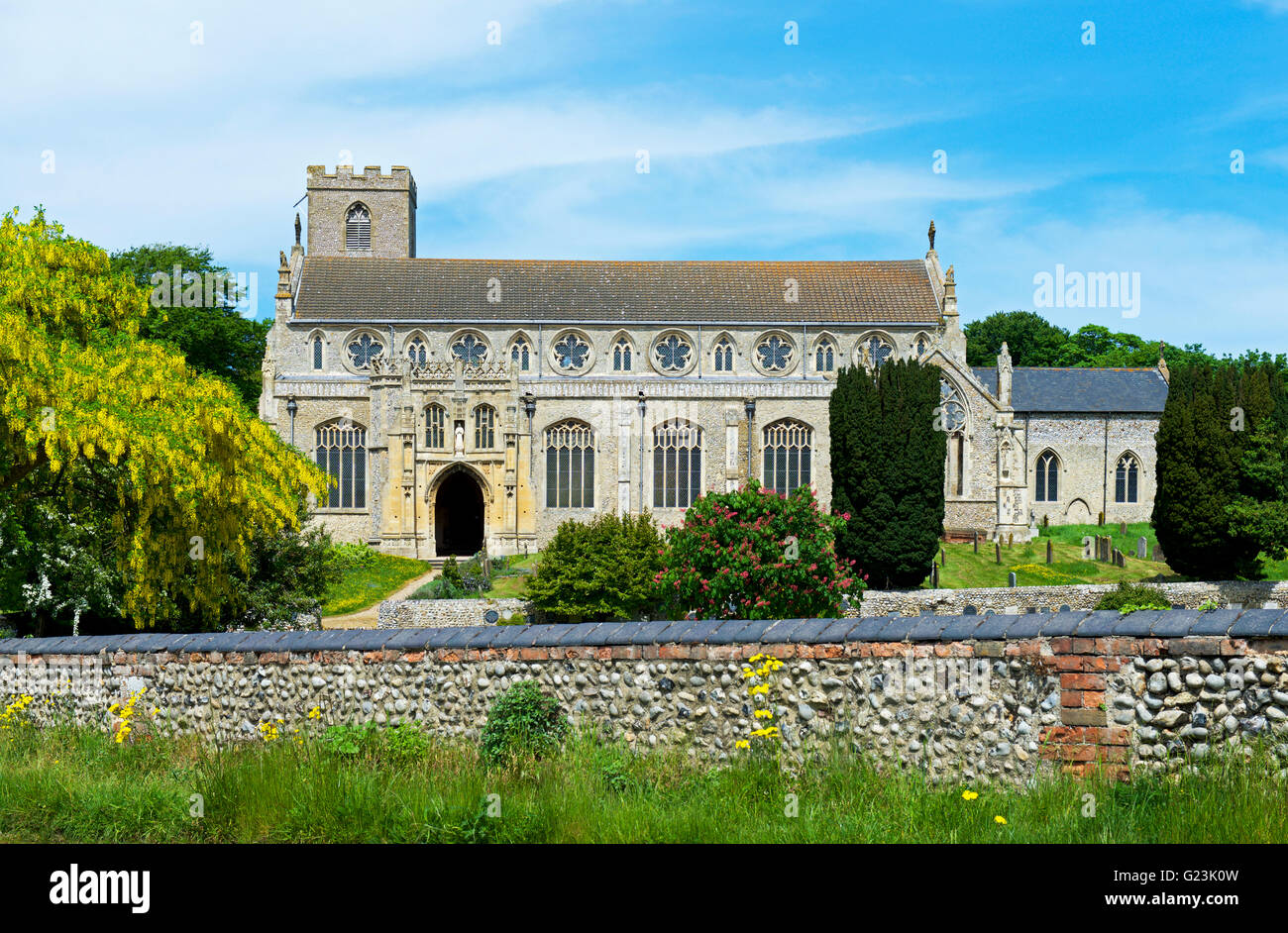 St Margaret's Church, Cley, Norfolk, England UK Stock Photo - Alamy