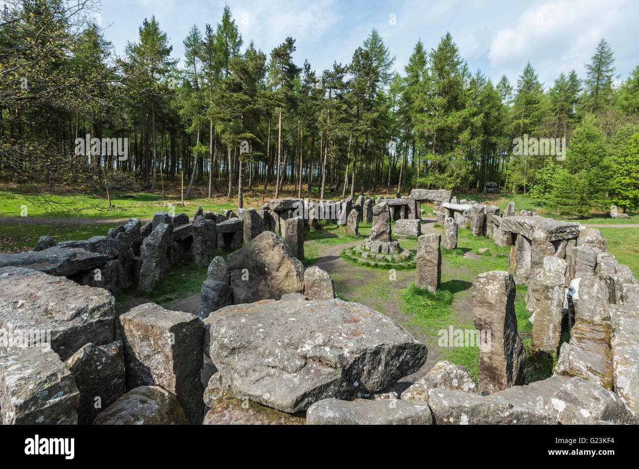 Druids Temple, Nidderdale Stock Photo - Alamy