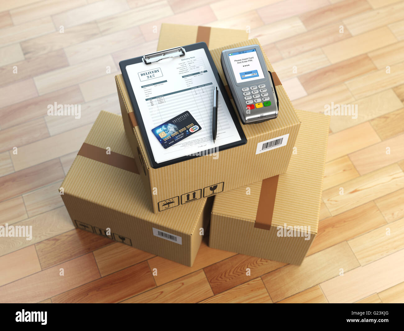 Black and white cardboard box hi-res stock photography and images - Alamy