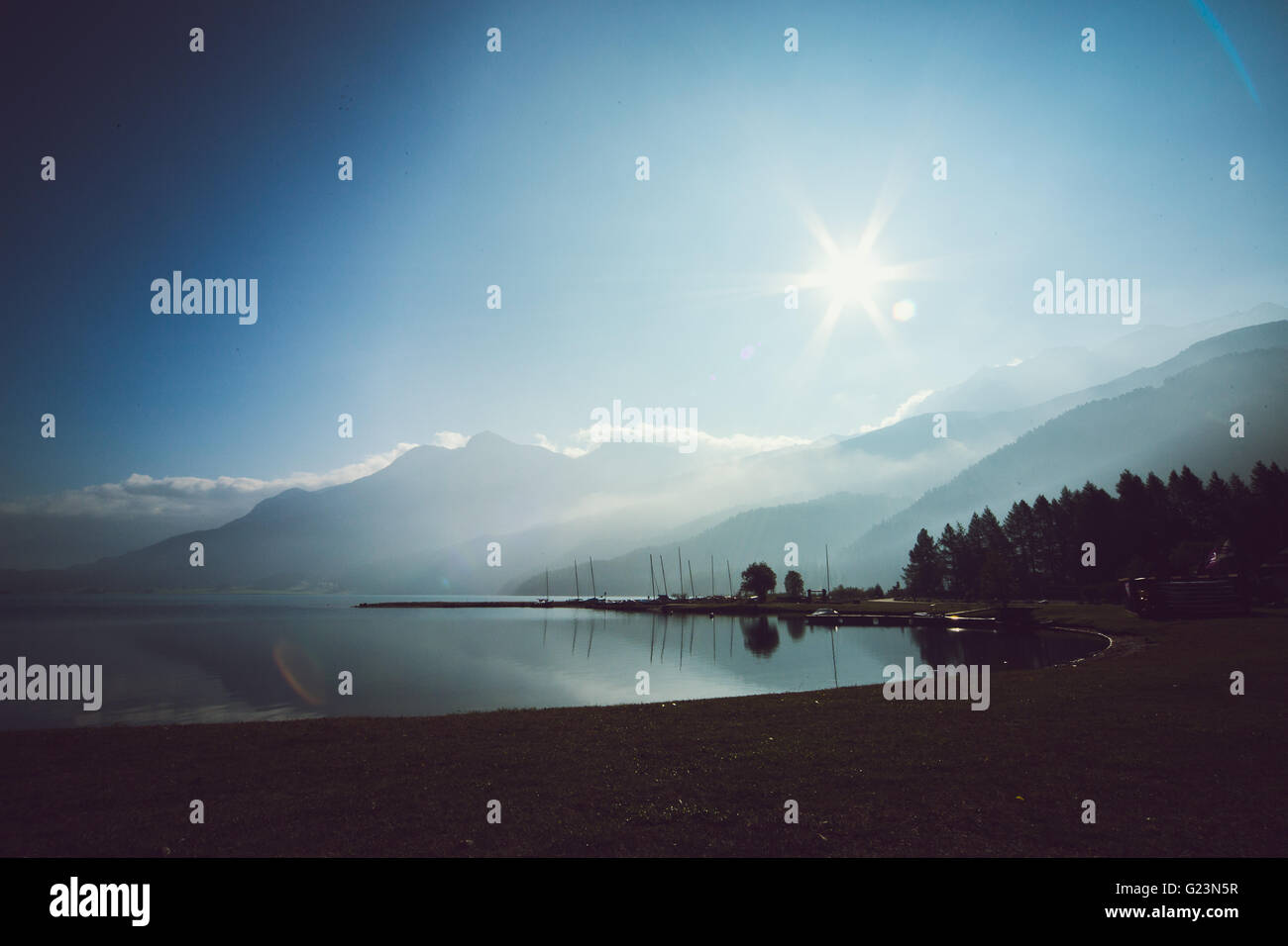 Beautiful panorama lake beach hi-res stock photography and images - Alamy