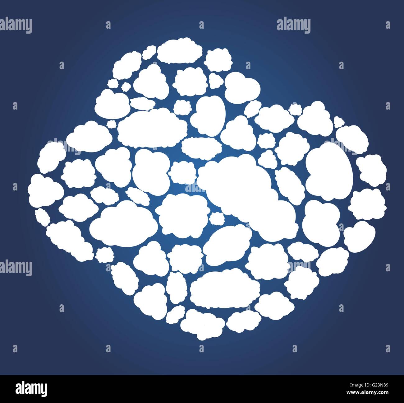 Flat icons clouds different hi-res stock photography and images - Alamy