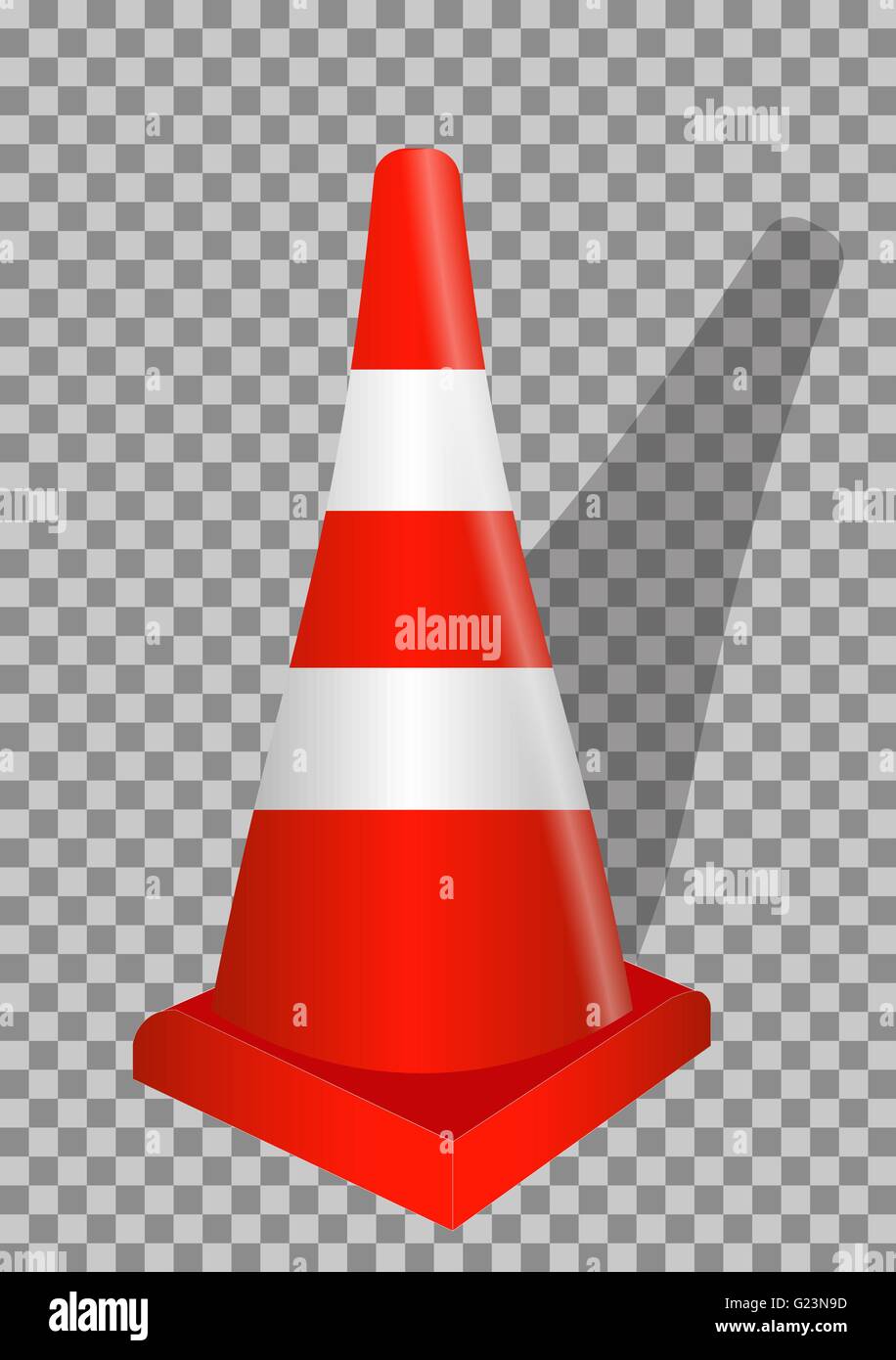 Road signs. Orange Badge guardrails on transparent background. Vector ...