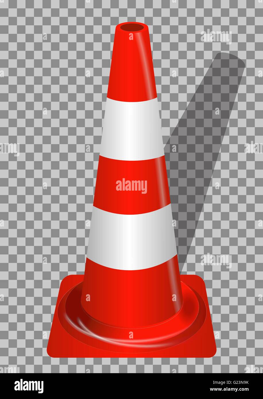 Road signs. Orange Badge guardrails on transparent background. Vector ...