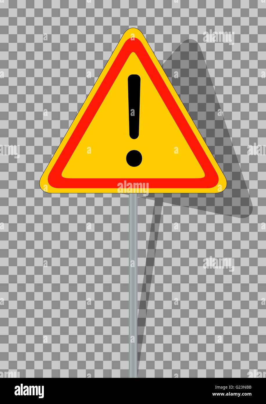 Road signs. Orange Badge guardrails on transparent background. V Stock ...