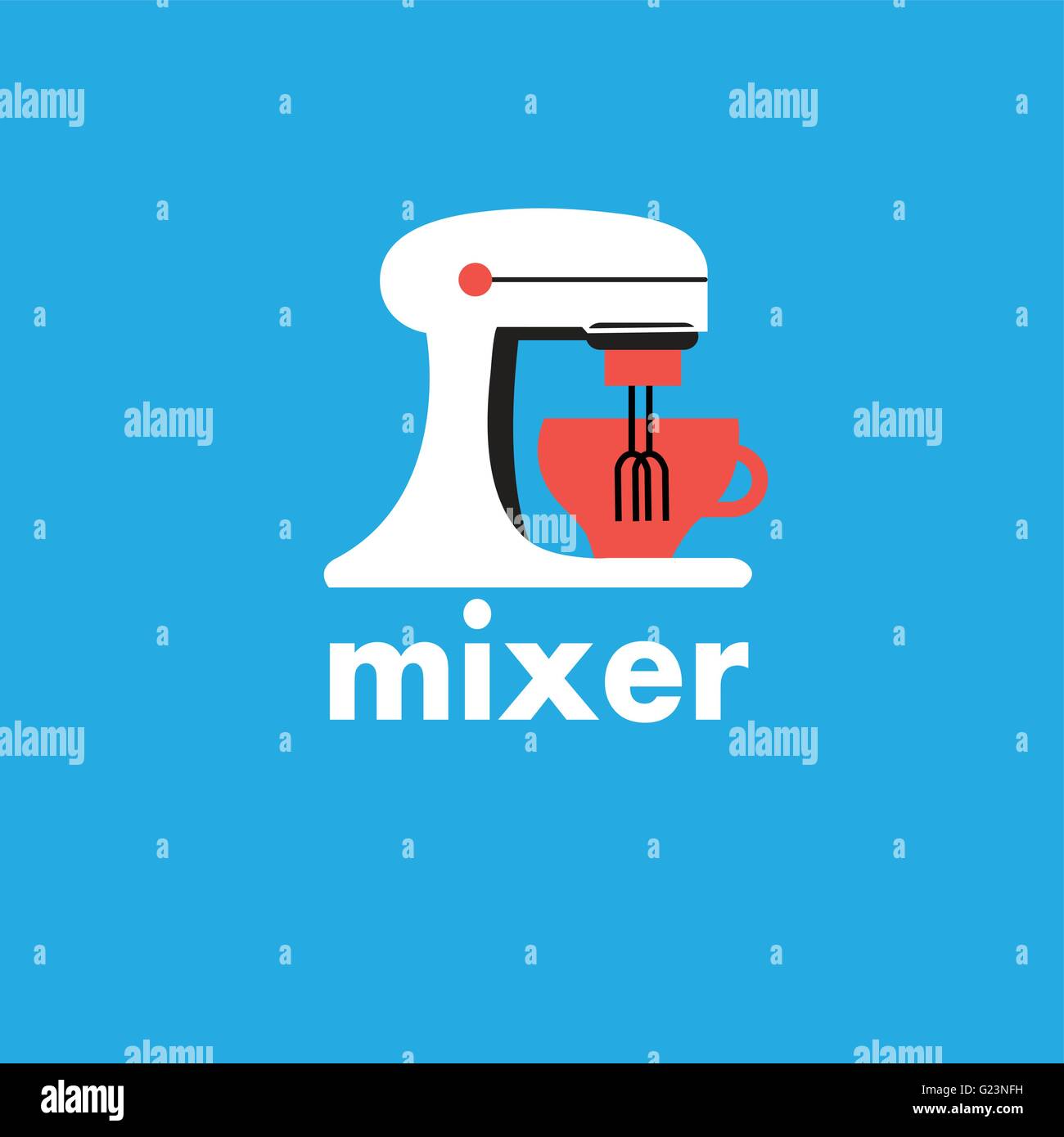 Beautiful vector illustration of a mixer Stock Vector Image & Art - Alamy