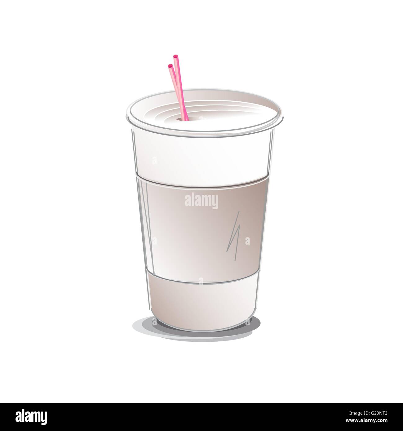 Paper coffee cup go Stock Vector Images - Alamy