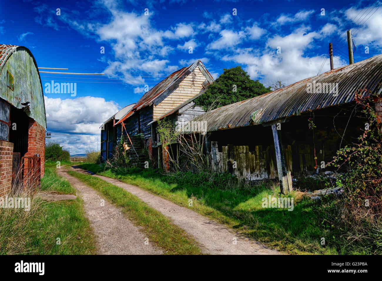 The farm at Warham at Breinton near Hereford is now run down, was the ...