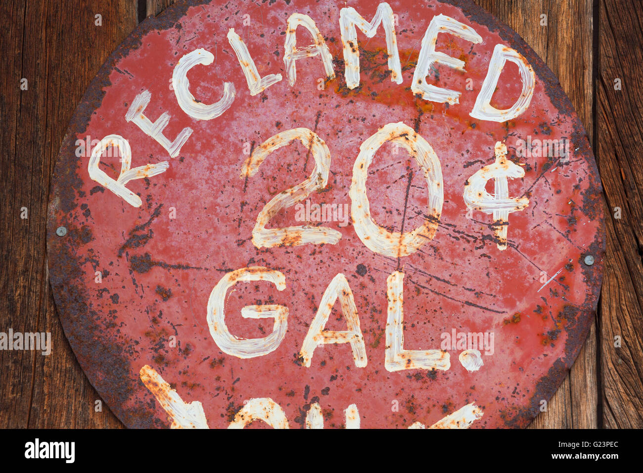 Galvin gas station, Busek Auto Museum, Galvin, Washington Stock Photo ...