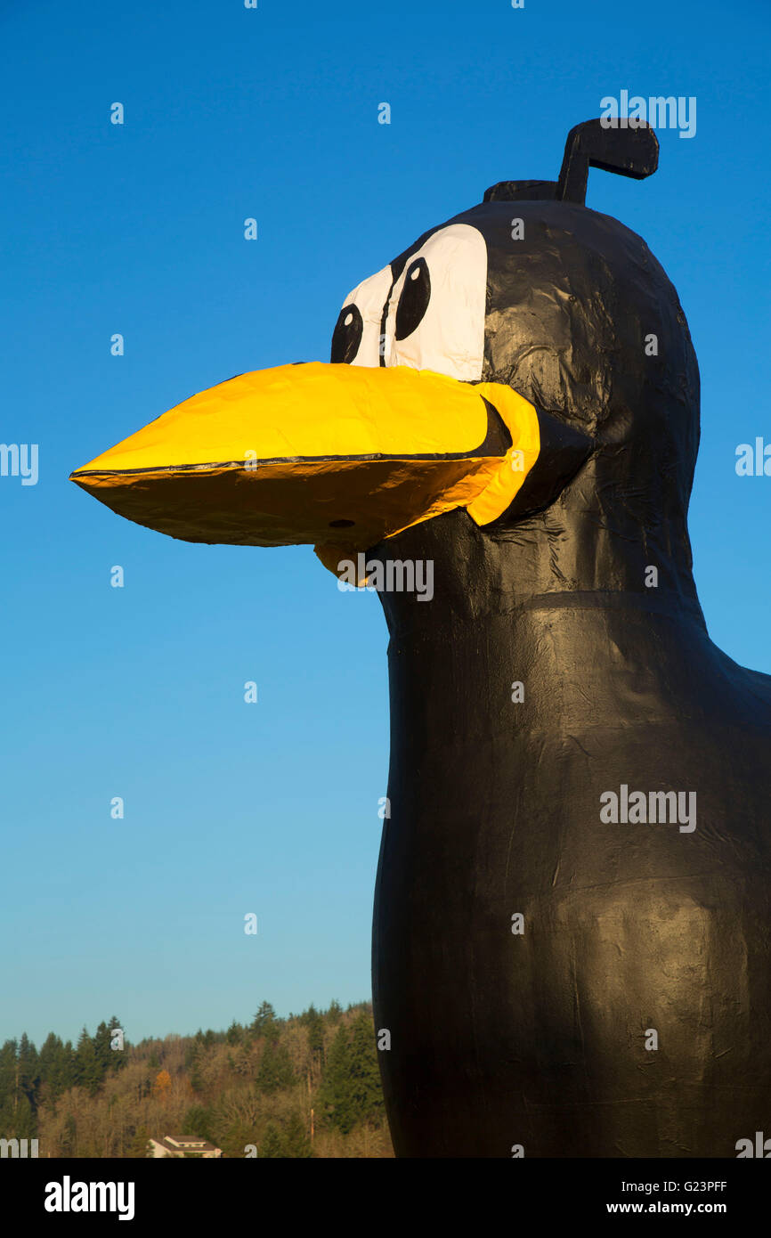 Yard Bird mascot, Yard Birds Mall, Chehalis, Washington Stock Photo - Alamy
