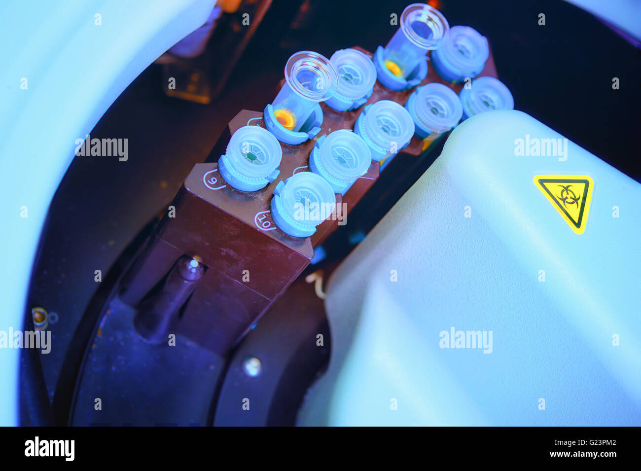 closeup automated analyzer in the medical laboratory instrument Stock ...