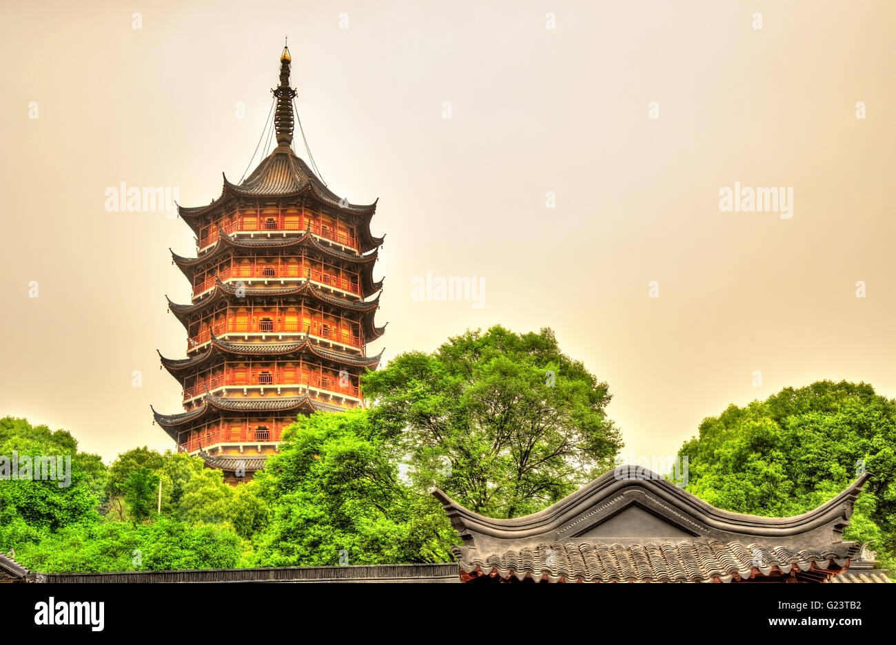 The Beisi Pagoda at Bao'en Temple in Suzhou, China Stock Photo - Alamy
