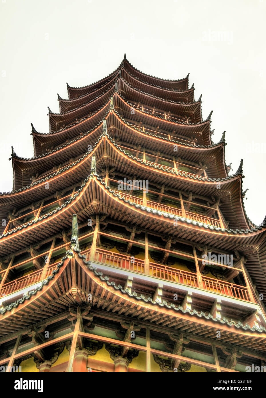The Beisi Pagoda at Bao'en Temple in Suzhou, China Stock Photo - Alamy