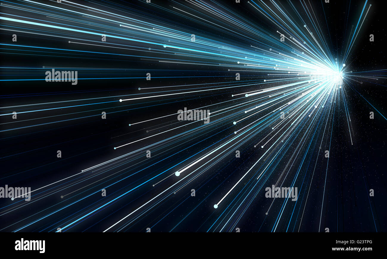 Abstract background simulating an explosion in space Stock Photo - Alamy