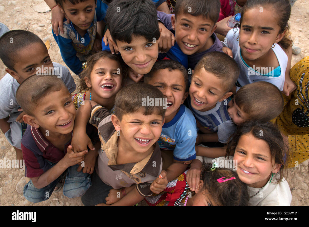 Iraqi Children Smiling