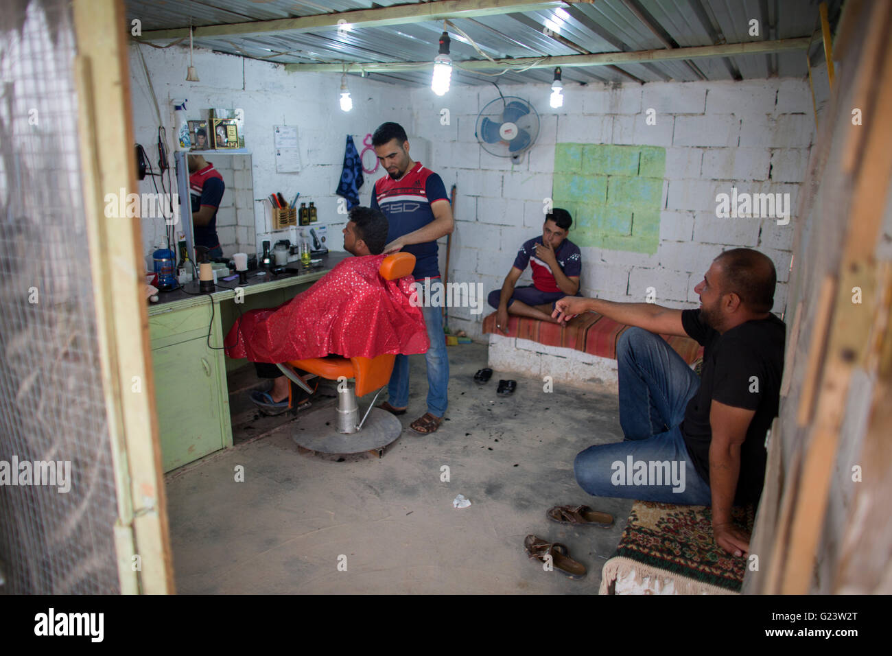 Interior refugee camp in northern hi-res stock photography and images ...