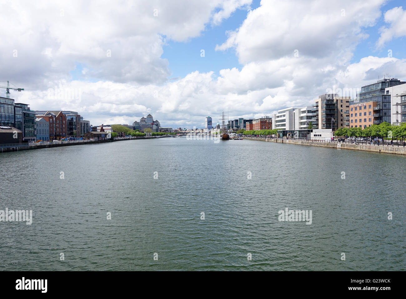 Dublin city landscape view hi-res stock photography and images - Alamy