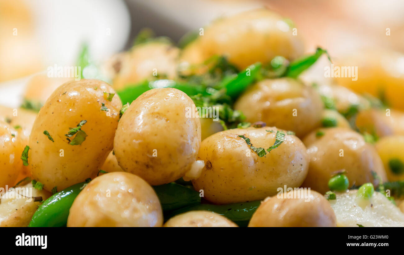 New potatoes in plate hi-res stock photography and images - Alamy