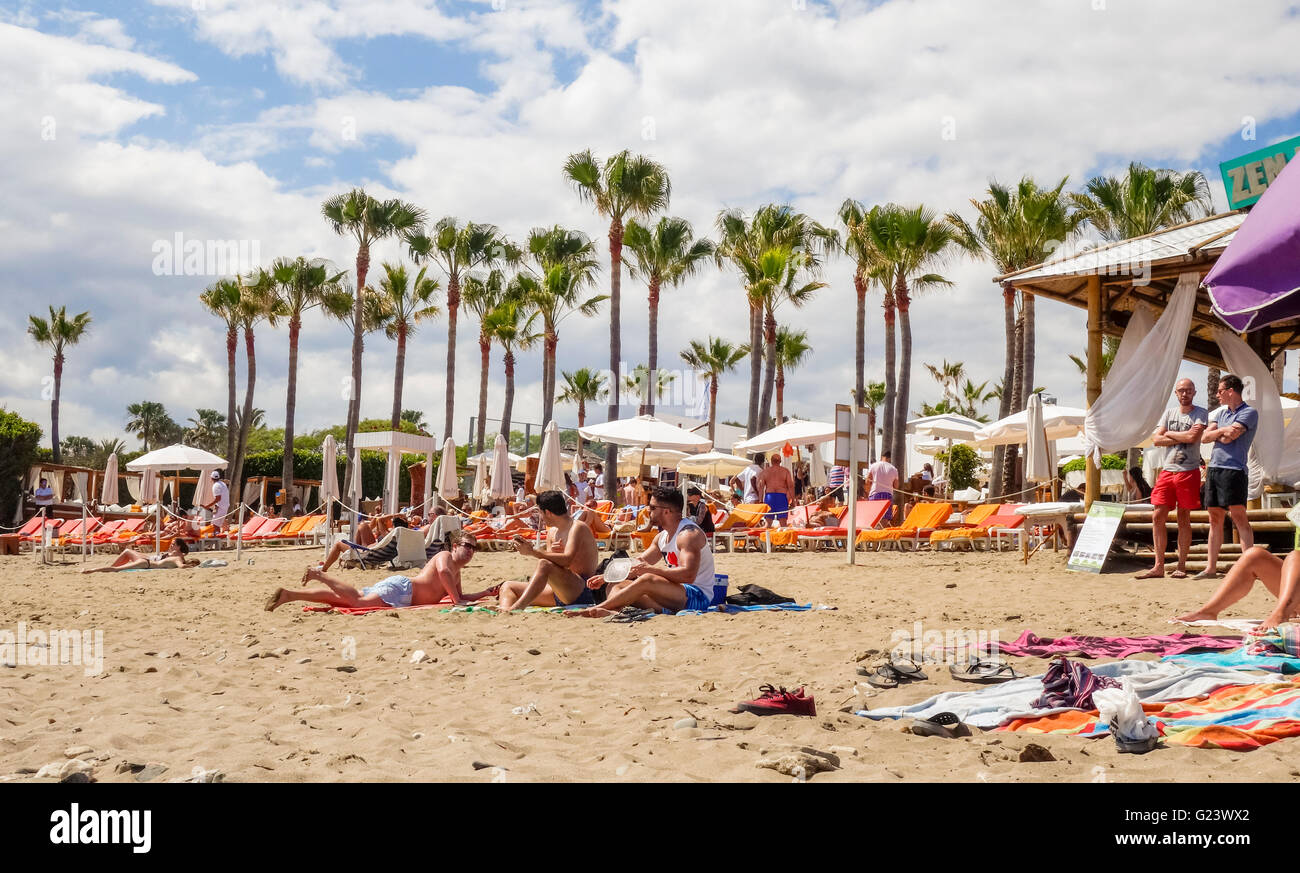 Nikki Beach Club, Elviria, new season, Marbella, Andalusia, Spain Stock ...