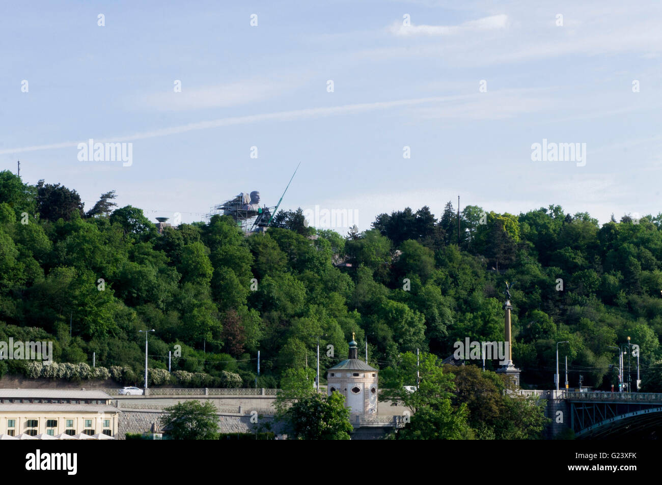 replica of the Prague monument to Joseph Stalin Stock Photo - Alamy