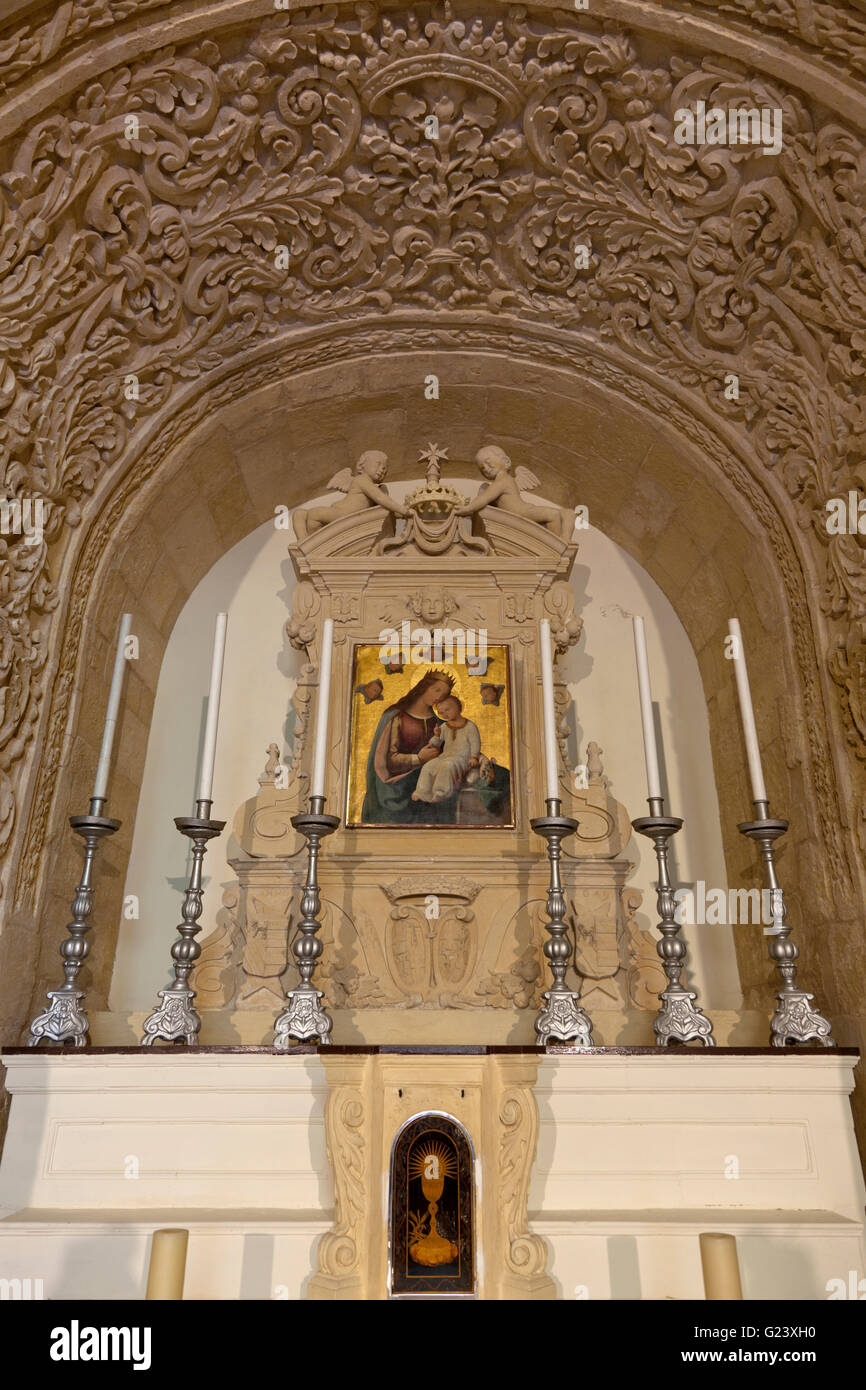 The medieval painting of St Anne that serves as the titular painting in ...
