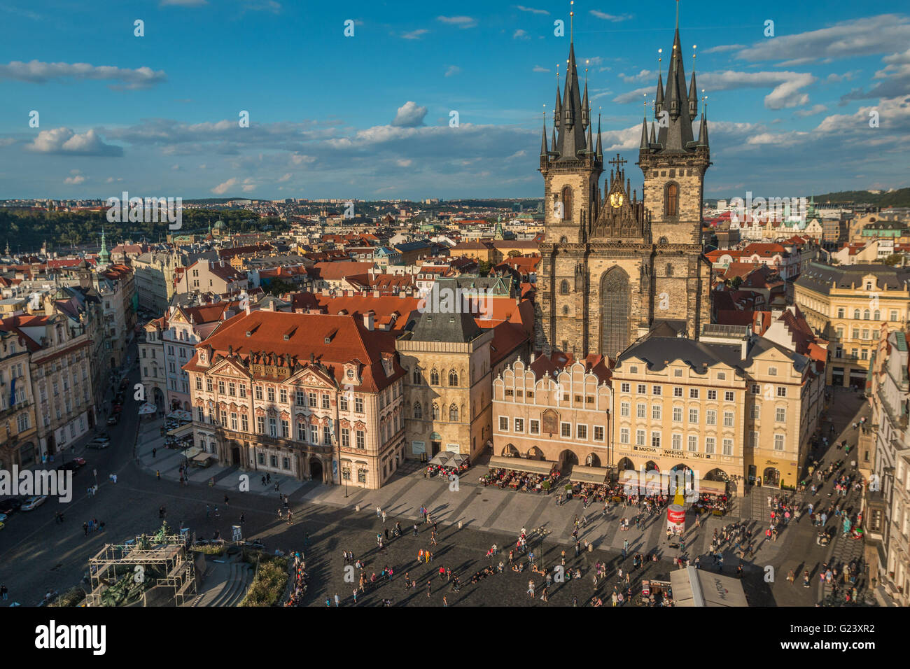 Czech old town square hi-res stock photography and images - Alamy