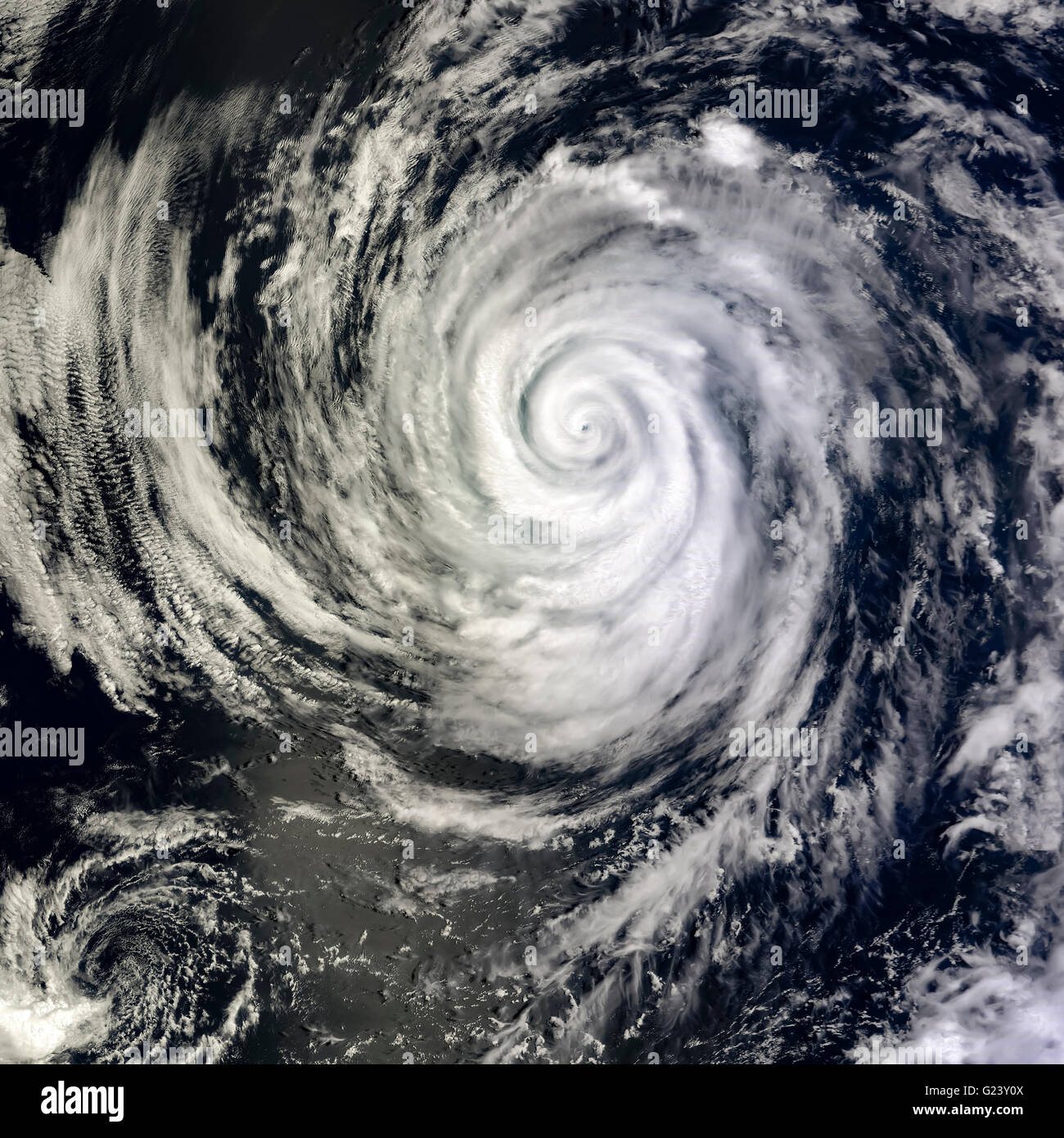 View of Global storm from space. Elements of this image furnished by ...
