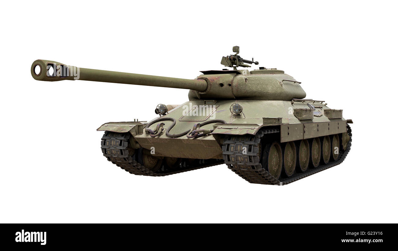 View of Tank is6 3d render isolated Stock Photo - Alamy