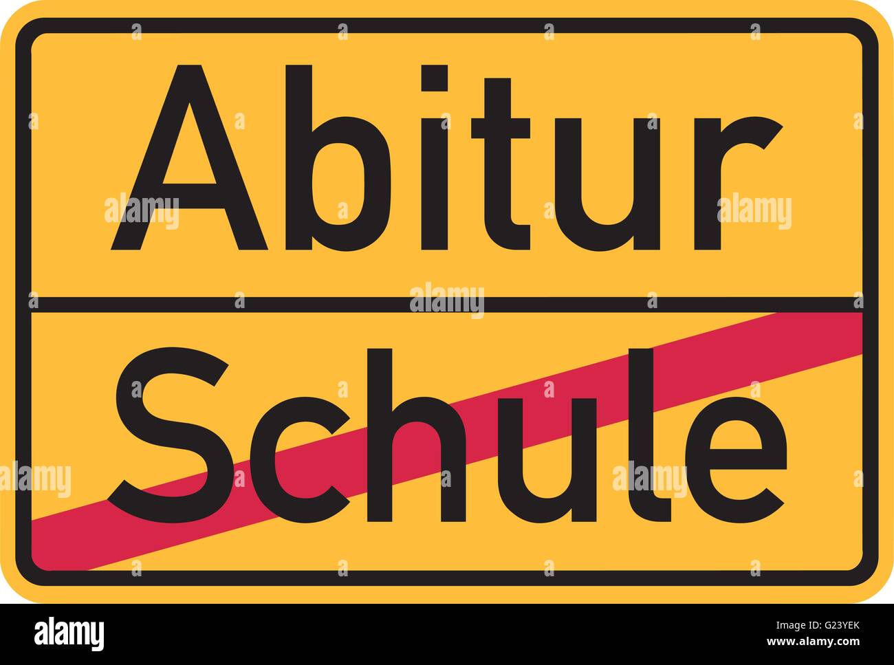 Exam school sign Stock Vector Images - Alamy