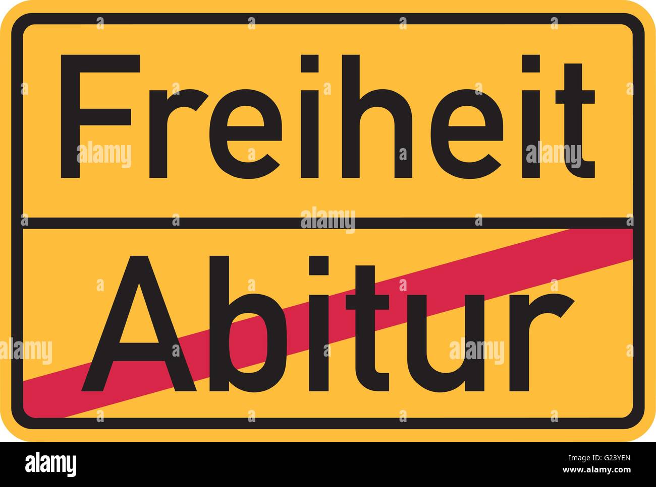 Exam school sign Stock Vector Images - Alamy