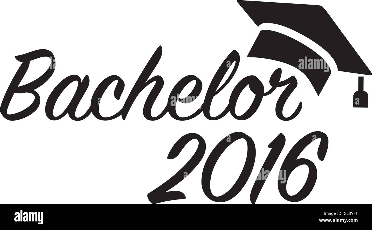 Bachelor graduation 2016 Stock Vector Image & Art - Alamy