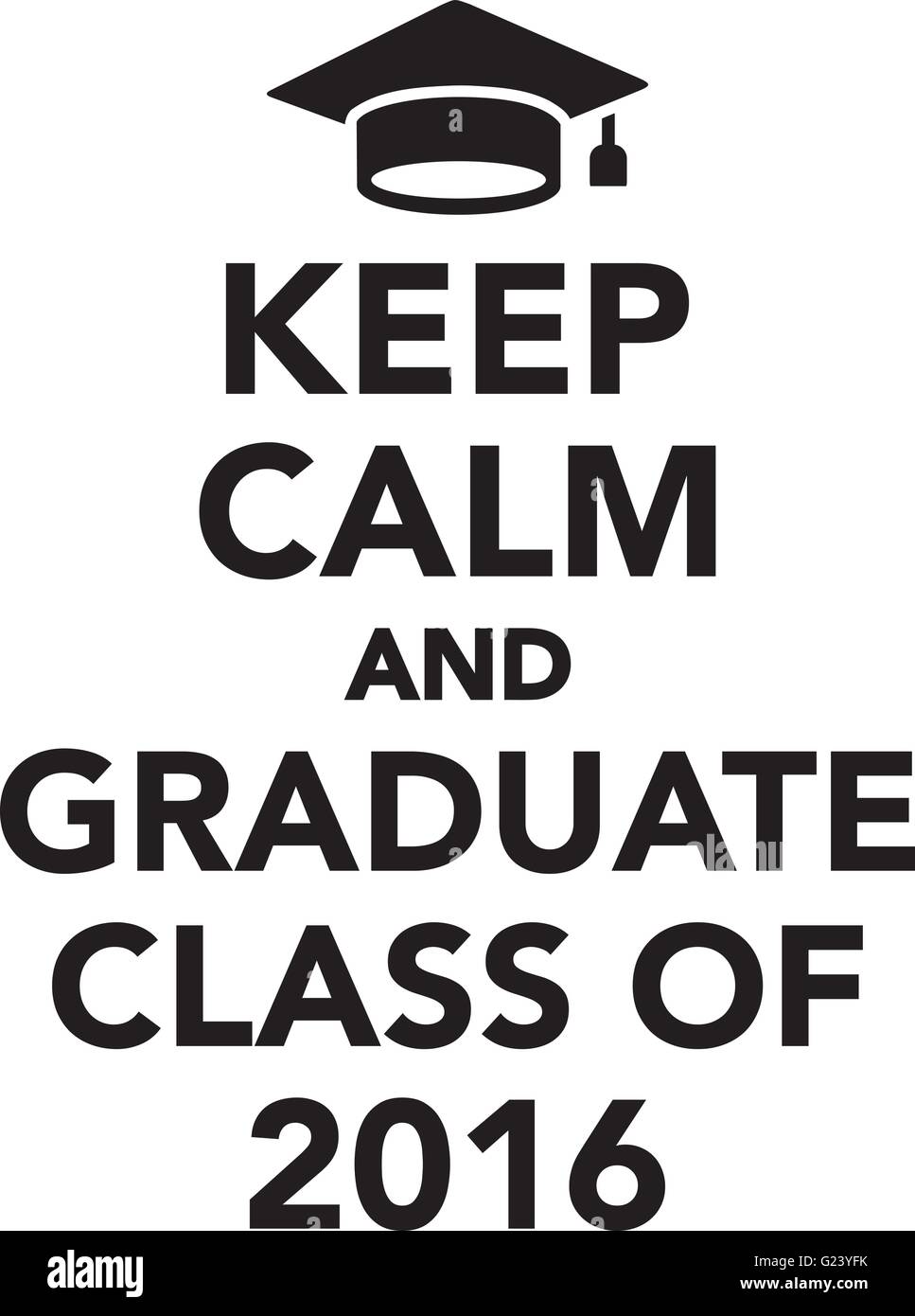 2016 graduation Stock Vector Images - Alamy