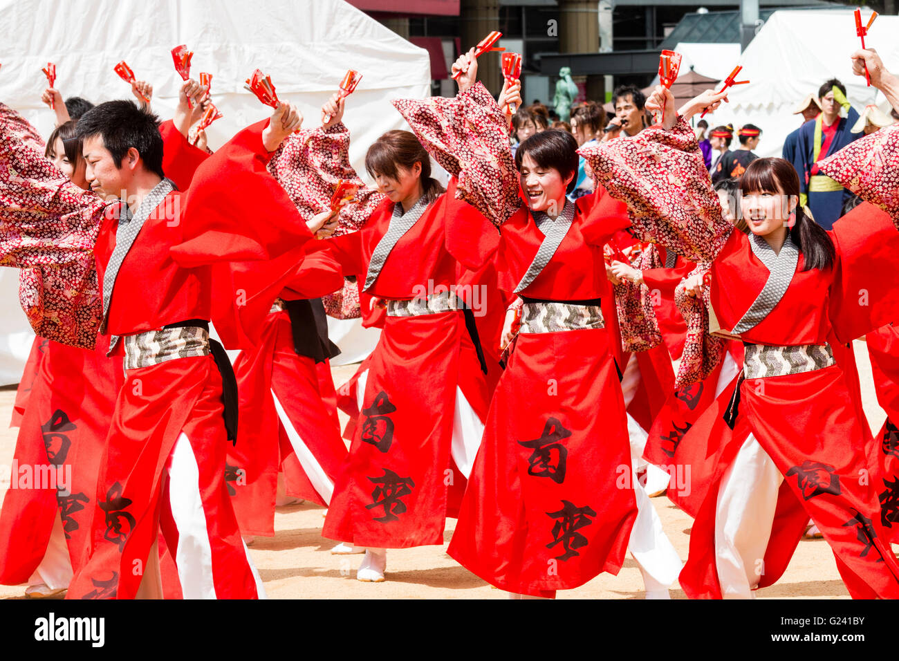 Yosakoi dance festival team hi-res stock photography and images - Alamy