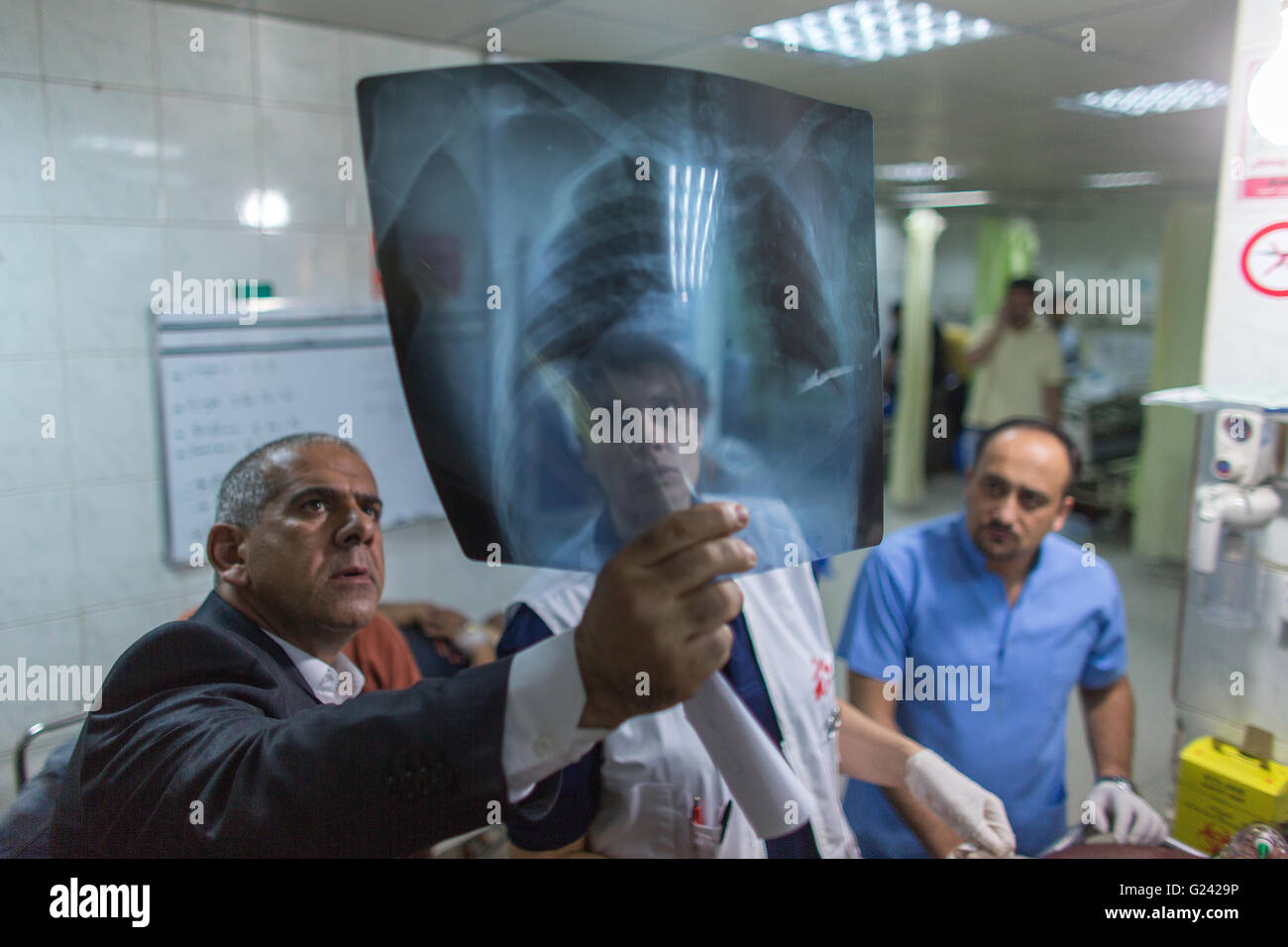 Emergency room at Sulaimaniya hospital, Iraq Stock Photo - Alamy
