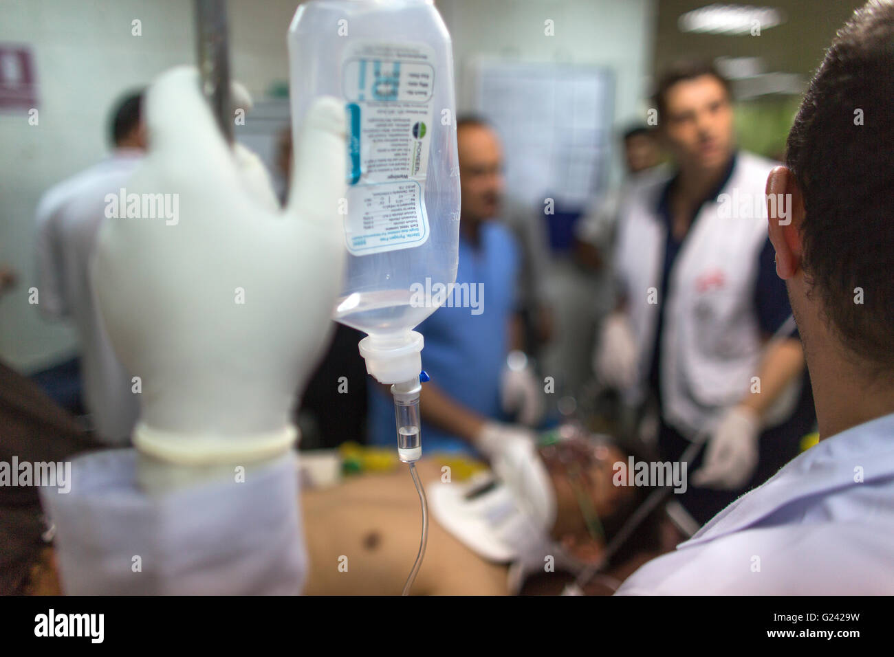 Emergency room at Sulaimaniya hospital, Iraq Stock Photo - Alamy